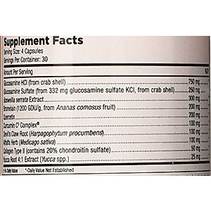 Mt. Angel Vitamins - Joint Solution - Curcumin C3 Complex, Turmeric, Tumeric, Turmeric Curcumin, Joint Support Supplement, Tumeric and Ginger, Turmeric Supplement, Glucosamine, Collagen - 120 Caps