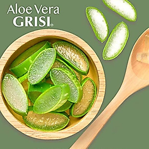 Grisi Aloe Vera Conditioner, Moisturizing Hair Product with Aloe Extract, Paraben-Free, 2-Pack for Soft and Shiny Hair, 13.5 FL Oz each
