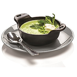 Lodge Heat Enhanced and Seasoned Cast Iron Mini Serving Bowl, 12-Ounce