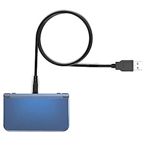 OLKIEQZ 3DS USB Charger Cable, Power Charging Lead Compatible for Nintendo New 3DS XL/New 3DS/ 3DS XL/ 3DS/ New 2DS XL/New 2DS/ 2DS XL/ 2DS/ DSi/DSi XL（4FT Black
