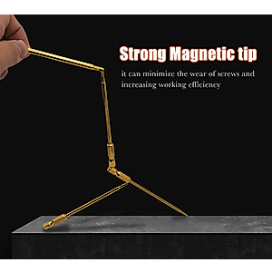 HOPLEX RC Hex Bit Set 1.5 2.0 2.5 3.0mm Hex Head Allen Wrench S2 Steel Titanium Hexagon Screwdriver Tool Kit 1/4" Hex Shank 3.9" Long for Bit Electric Screwgun/Power Drill RC Repair Working