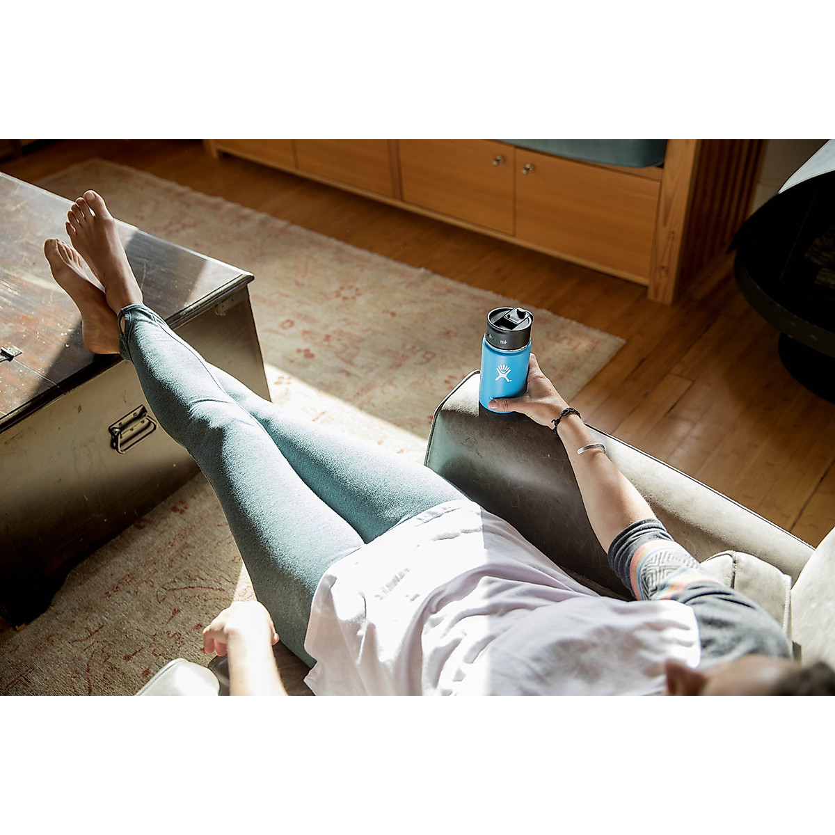 Hydro Flask Travel Coffee Flask - 16 oz, White