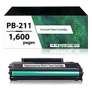 PB-211 Toner Cartridge Replacement for Pantum PB-211 PB-211EV Toner Cartridge Work with P2502w M6552NW P2500W M6550 M6550W M6550N M6600 M6600W M6600N P2500 P2500NW (1 Pack,1600 Pages)