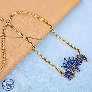 Bad Bananas BBGreek Sigma Gamma Rho Official Vendor - Rhoyalty Blue Necklace - SGRho - Sorority Paraphernalia
