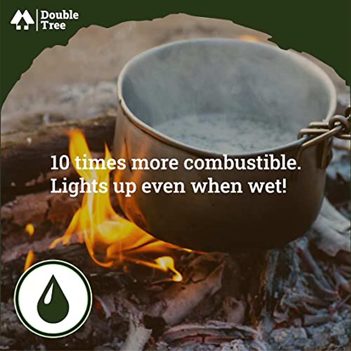 Double Tree Fatwood Fire Starter Sticks - Organic Resin Rich Premium – Fire Starter for Wood Stoves, Fireplaces, Campfires, Bonfires - Non-Toxic (10 Pounds)