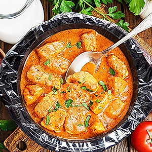 YESLAU Slow Cooker Liners Small BPA Free Crockpot Liner Oval Round Pot Subsize 11 x 16 Inch Fits 1 to 3 Quarts Small Crockpot - 3 counts (30 Bags Total)