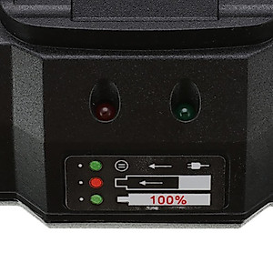 21V Battery Charger US Plug Power Tool Portable High Power Smart Fast Li-ion Battery Charger Compatible with Makita Replacement for Electric Screwdriver Drill Power Tool Accessories