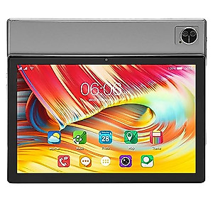 Airshi Business Tablet, 10.1 Inch FHD Gaming Tablet US Plug 100‑240V 8GB RAM 256GB ROM Dual Camera for School (#3)