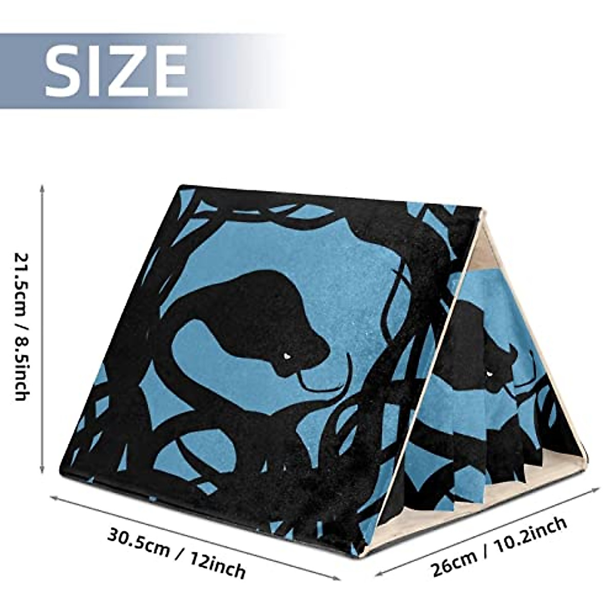 Y-DSIWX Guinea Pig House Bed, Rabbit Large Hideout, Small Animals Nest Hamster Cage Habitats Snake