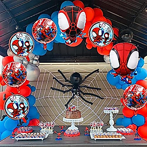 Spidey and His Amazing Friends Foil Balloons, Spidey Birthday Party Balloon Decorations