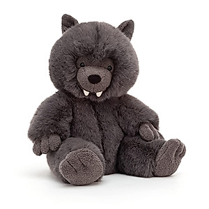 Jellycat Wilf Wolf Stuffed Animal, 11" | Wolf Plush Toy | Classic Children's Gift | Halloween Plush