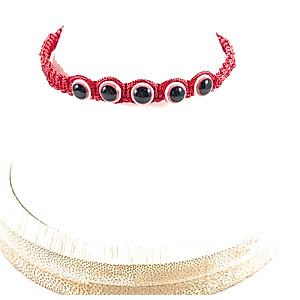 Multi Red Evil Eye Red String Adjustable Bracelet Pulsera Hilo Color Rojo De Ojo Color Rojo Para Mal De Ojo