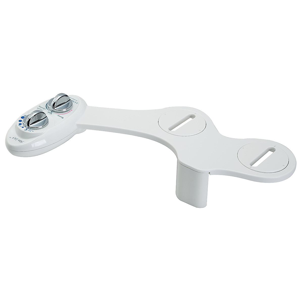 MAYFAIR 8100SL 000 Collins Plastic Toilet Seat Bundle with LUXE Bidet NEO 185 Attachment