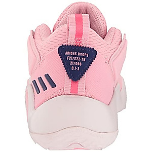 adidas D.O.N. Issue 3 Basketball Shoe, Light Pink/Clear Pink/Team Colleg Purple, 2 US Unisex Little Kid