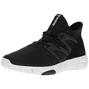 Reebok Women's Hayasu Dance Shoe, Black/White, 6 M US