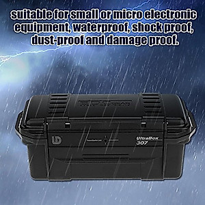 FOSA Outdoor Shockproof Box Waterproof Container Plastic Dry Storage Box with Foam Floating Survivor Dry Case Sealed Box for Outdoors(17011048mm)