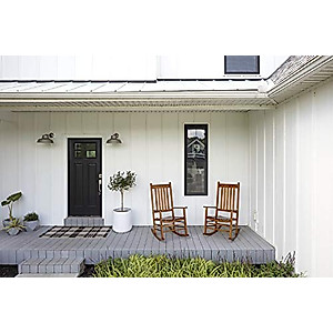 Woodlawn&Home Mission Style Rocking Chair, Natural Hardwood 100040,