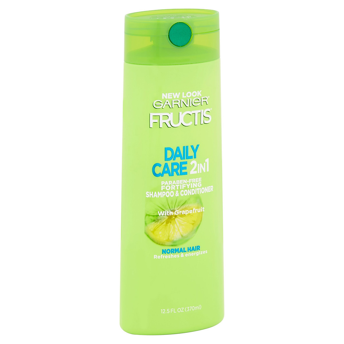 Garnier Fructis Haircare - Daily Care - 2 in 1 Shampoo & Conditioner - With Grapefruit - Net Wt. 12.5 FL OZ (370 mL) Per Bottle - Pack of 3 Bottles