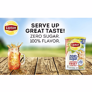 Lipton Iced Tea Mix, Sugar-Free, Southernn Sweet Tea, Makes 28 Quarts, 8.1 Ounce(Pack of 1)