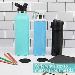 20pcs Silicone Bottoms for Tumblers in 4 Sizes- Protective Anti-Slip Rubber Bottoms for Sublimation Tumblers Non-Slip Silicon Bottom for Skinny Tumblers, Mason Jars (1.96", 2.12", 2.20", 2.28")