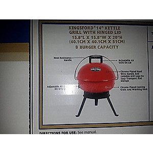 Kingsford 14" Kettle Charcoal Grill with Hinge