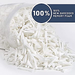 anzhixiu Bean Bag Chair Filler Shredded Memory Foam 100% New,Pillow Stuffing for Couch Pillows, Stuffed Animals, Dog Bed & Couch Cushion Filling, 5 Pounds