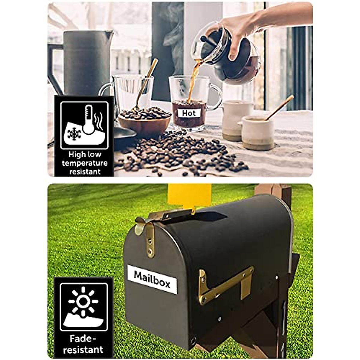 T-Ze231 Compatible Label Tape Replacement for Brother PTouch TZe-231 TZe231Tape, 6 Packs 0.47" x 26.2'(12mm x 8m), Black on White