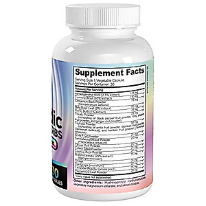 Ayurvedic Herbs (All-in-1) Supplement Formula Pills - Ayurveda Mind, Body & Spirit Herbal Blend Complex with 17 Active Ingredients - Natural Ayurvedic Supplements - Easy to Swallow - 30 Capsules