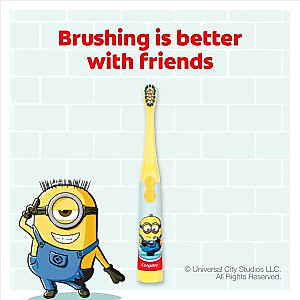 Colgate Minions Extra Soft Battery Toothbrush, Assorted