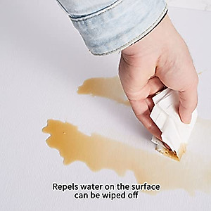 BEIYANG 2 PCS 24X24 in Marble White Wood Backdrop Boards Kit, Photography Backdrop Boards with 2 PCS Brackets for Flat Lay or Food Photography