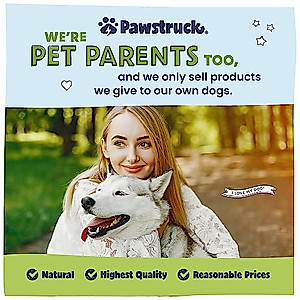 Pawstruck Natural Cow Hooves for Dogs (10 Pack) - Made in The USA Bulk Dog Dental Treats & Dog Chews Beef Hoof, American Made