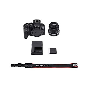 Canon EOS R10 Mirrorless Camera w/RF-S18-45mm f/4.5-6.3 is STM Lens Kit (Renewed)