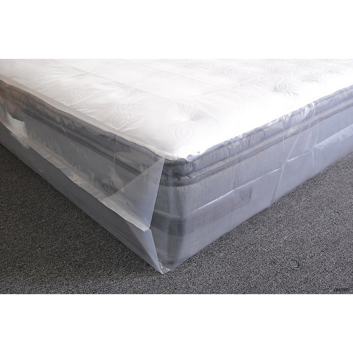Mattress Bag for Moving & Long-Term Storage - Queen Size - Enhanced Mattress Protection with Extra Thick Tear & Puncture Resistance Polyethylene