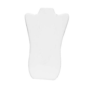 2 Tall Curved Necklace Easel Display Black & White 14"