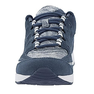 Easy Spirit Women's Romy23 Sneaker, Denim-Silver, 7.5 X-Wide