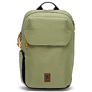 Chrome Industries Ruckas Backpack, Lightweight, Travel Backpack for Men and Women, Water Resistant, 14 Liter, Oil Green