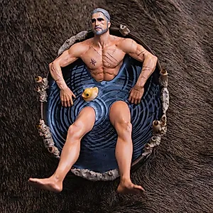 Dark Horse Deluxe The Witcher III: The Wild Hunt: Geralt in Bath Polyresin Statuette Brown