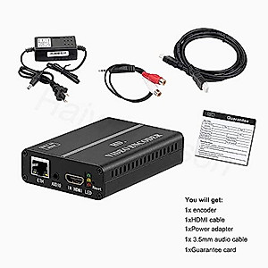 HaiweiTech H8110 H.264 HDMI to SRT RTMP Encoder Support SRT RTMP RTSP RTMPS HLS HTTP UDP Multicast Unicast for IPTV, Live Stream Broadcast Supports YouTube, Facebook RTMPS, Wowza, Twitch etc