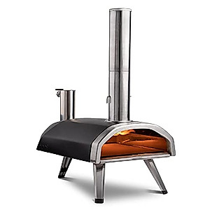 ooni Fyra 12 Wood Fired Outdoor Pizza Oven – Portable Hard Wood Pellet Pizza Oven – Ideal for Any Outdoor Kitchen