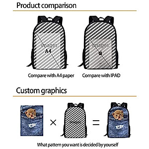 AFPANQZ Football with Water Print Backpack Set for Boys School Bag Large Capacity Bookbags Tablet Rucksack and Thermal Lunch Boxes Portable Pencil Case Back to School Supplies for Teenager Boys