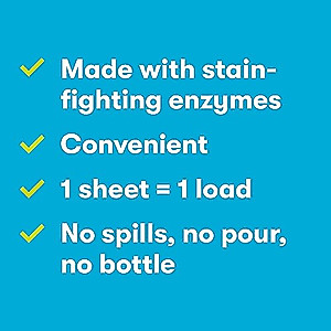 ECOS Laundry Detergent Sheets - Vegan, No Plastic Jug, No Mess & Liquid Free - Laundry Sheets in Washer - Hypoallergenic, Plant Powered Laundry Detergent Sheets - Magnolia & Lily, 57 Count (Pack of 2)