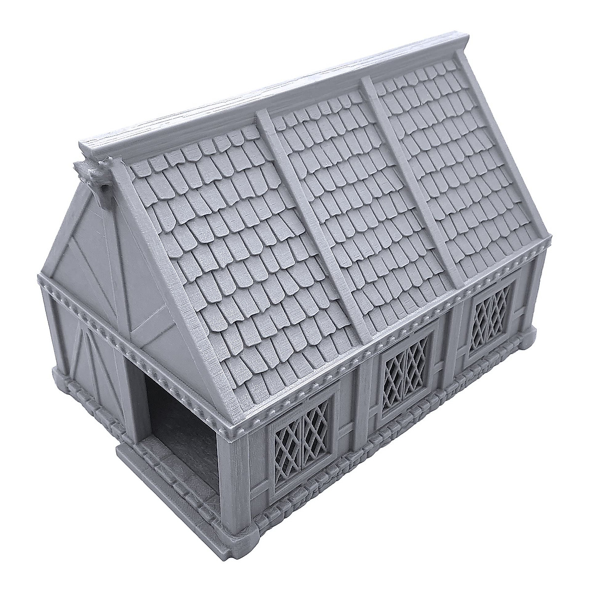 EnderToys Ulvheim Merchant House - Stable by Terrain4Print, 3D Printed Tabletop RPG Scenery and Wargame Terrain for 28mm Miniatures