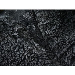 GDDXLM Toddler Girls Boys Fleece Hoody Jacket Cute Bear Ear Hoodie Sweatshirt Sweater Zip Up Teddy Jackets Warm Snowsuit Cardigan Tunic Tops Fall Winter Outwear Baby Kids Hairy Coat