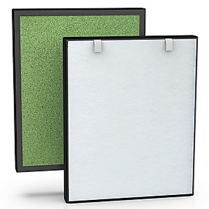 EzLfGre H13 HEPA Filter Replacement Fit for PURO XYGEN P500 Air Purifier, EzLfGre 4-in-1 Filter Fit for KVV Sdf 001 002 Air Purifier, EzLfGre Filter Fit for MOOKA Elechomes KJ203F Air Purifier, 1 Pack