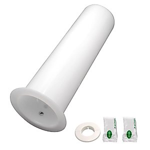 TAUROX Mini Split Cover Wall Sleeve for Air Conditioning Line Set Covers for Outside Units AC Sleeve Through The Wall Pipe Accessories (8.66 inches Length)
