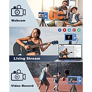 Digital Camera, Zostuic Autofocus 48MP Kids Camera with 32 GB Card Vlogging Camera with 16X Zoom, Compact Portable Mini Cameras for 4-15 Year Old Kids Children Teens Girls Boys(Navy Blue)