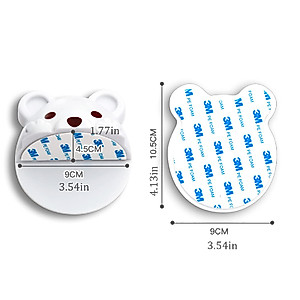 Child Safety Cabinet Locks, Cabinet Wall Anchors Protect Toddler and Pet from Falling Furniture, 2-Pack Baby Anti-Tip Furniture Anchor Straps, for Cabinets Drawers Fridge, Easy Installation（White）…