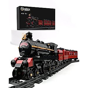 Nifeliz GWR 2900 Class Steam Train Building Kit, Collectible Steam Locomotive Display Set, 1:38 Scale Model Train Building Kit with Train Track, Top Present for Train Enthusiasts (789 PCS)