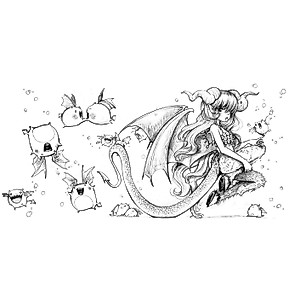 Pop Manga Cute and Creepy Coloring Book