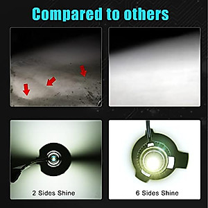 StoneBanks 9012/HIR2 LED Headlight Bulbs, 360 Degree 80W 12000LM Bright Headlights, LED Headlights Conversion Kit 6000K Cool White IP68 Waterproof, Pack of 2